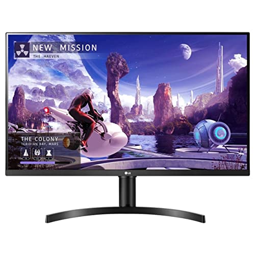 LG 32QN650-B 32" QHD (2560x1440) 75Hz 5ms IPS FreeSync Monitor, Black (Renewed)