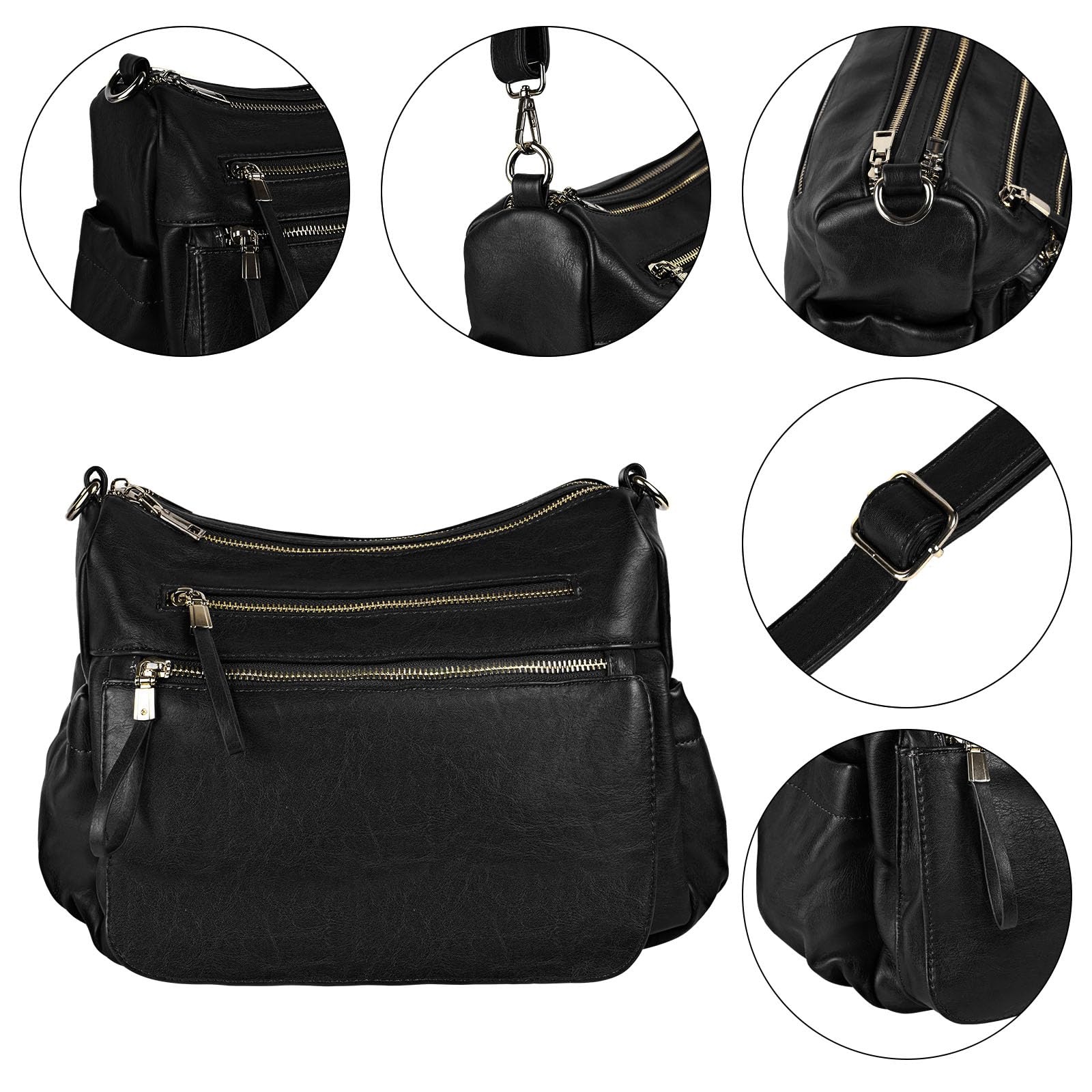 KOGTLA Purse Strap Replacement Crossbody Shoulder Strap Adjustable Canvas Straps Handbag Guitar Strap Jacquard Belts