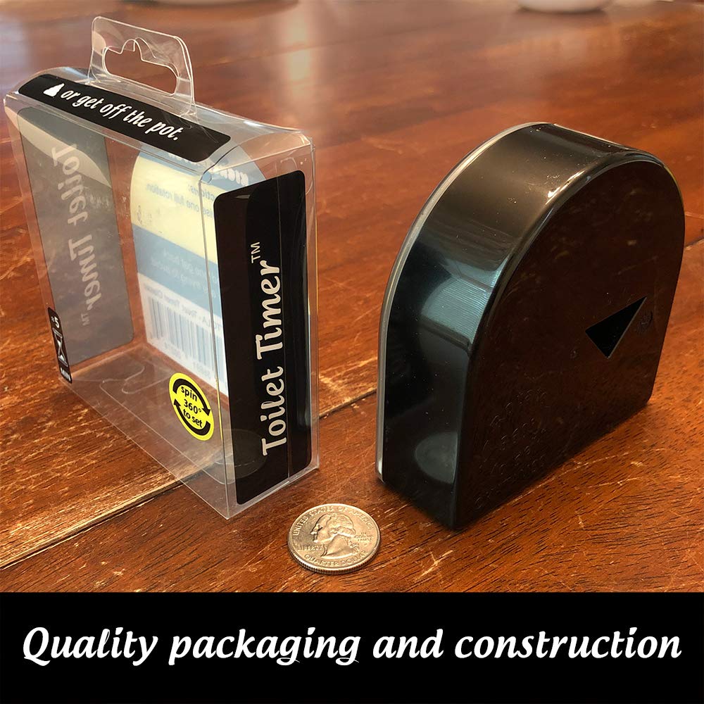 Katamco Toilet Timer (Dad), Funny Gift for Men, Husband, Dad, Birthday, Christmas, Stocking Stuffer. As seen on Shark Tank.