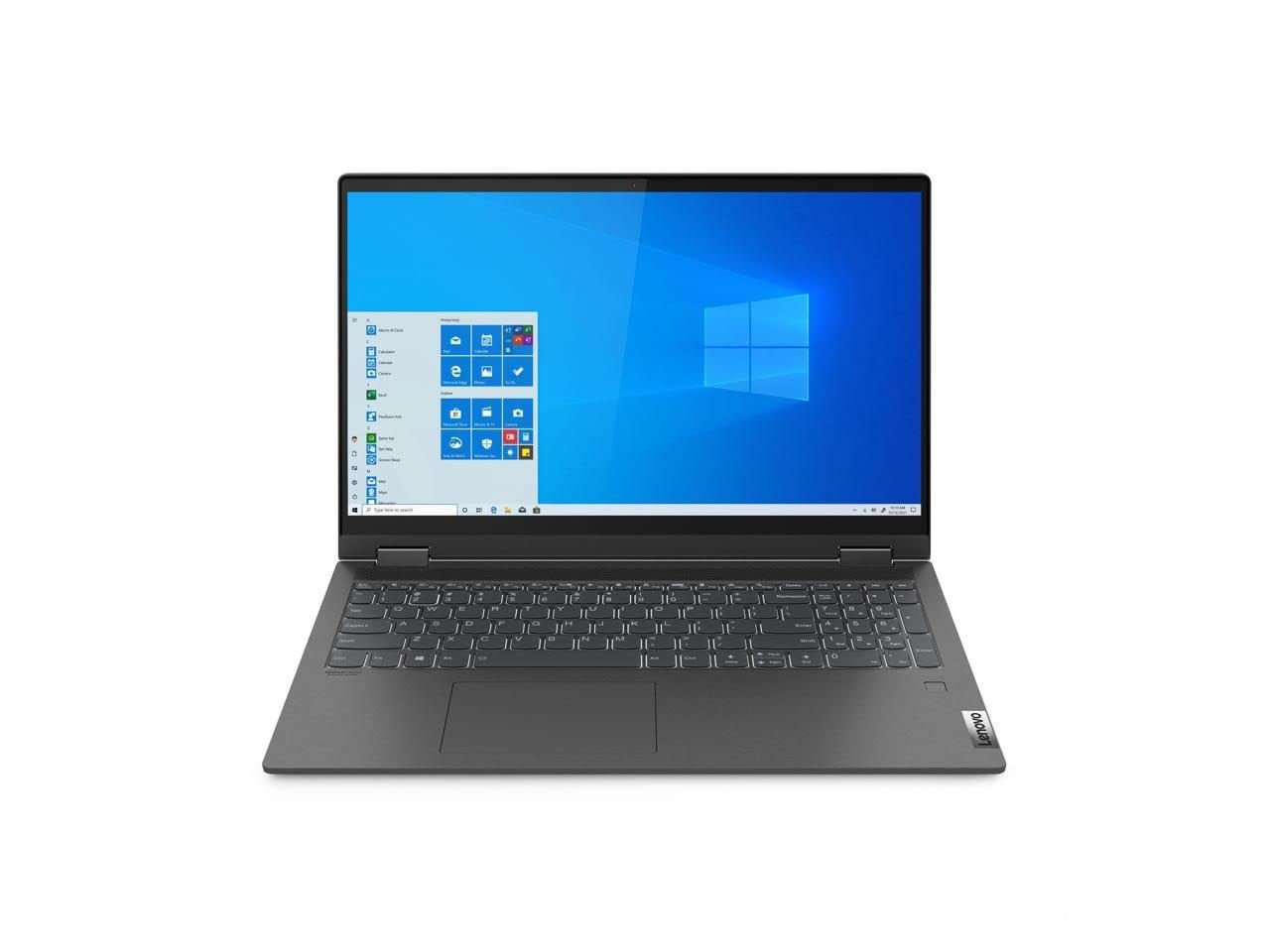 Latest Lenovo IdeaPad Flex 5 2-in-1 Laptop | 15.6" Touchscreen | AMD 6-Core Ryzen 5 5500U | 8GB RAM 512GB SSD | Radeon Graphics | Type-C | HDMI | Backlit Keyboard | Fingerprint | Windows 11 Home