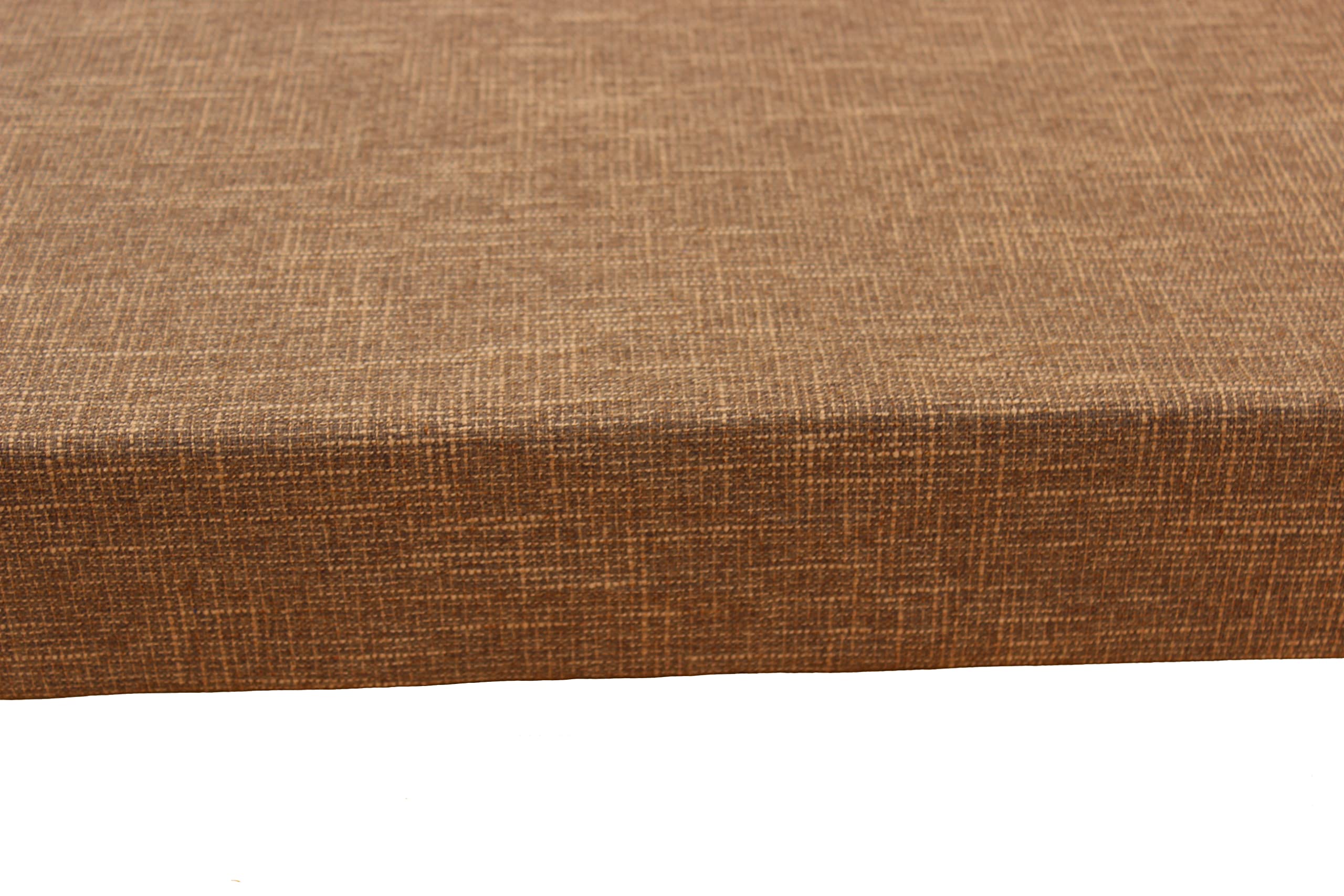 Jininworl Washable Bench Cushion, Non-Slip Bench Pad for Shoe Storage, Window, Piano, Dining (Brown; Personalize)