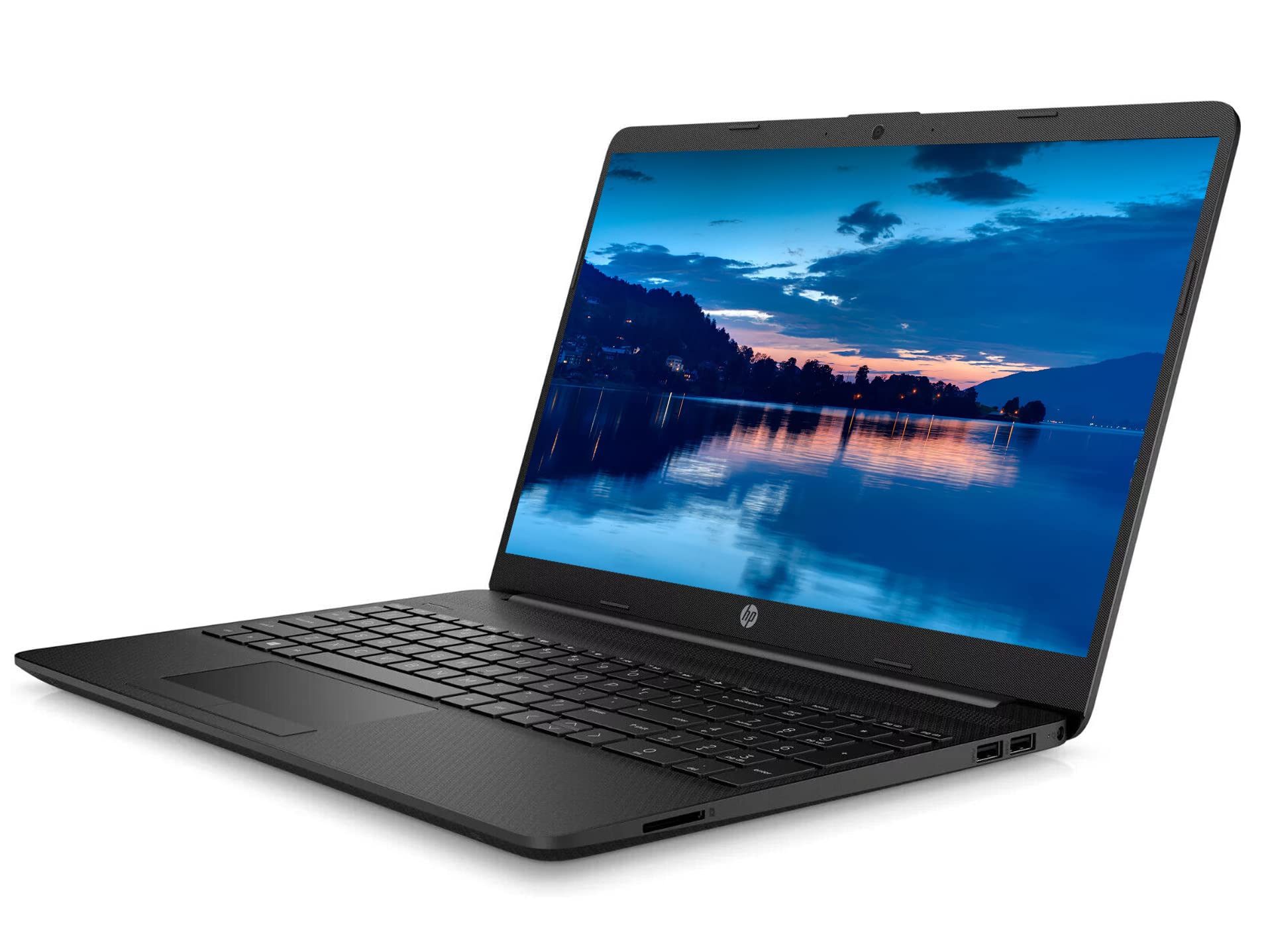 HP 15 HD Laptop, Intel Pentium N5030, 16GB RAM, 1TB SSD, Webcam, RJ-45, Bluetooth, HDMI, USB-C, Fast Charge, Lightweight, Wins 11, ROKC HDMI Cable, Black (15-dw1783wm)