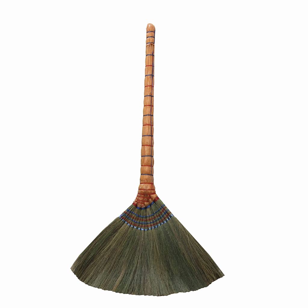 LYSLDH Hand-Woven Mango Broom Soft Hair Broom Home Wood Flooring Tile Cleaning Set Hair Fantastic Single Broom
