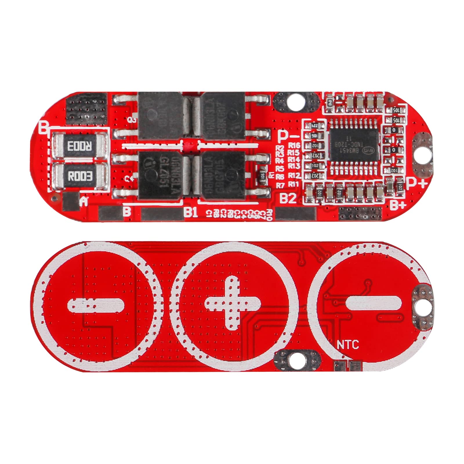 MELIFE 5PCS BMS 5S 25A 21V Battery Protection Board for Lithium Battery Protection Circuit Charging Board Module Integrated Circuits.