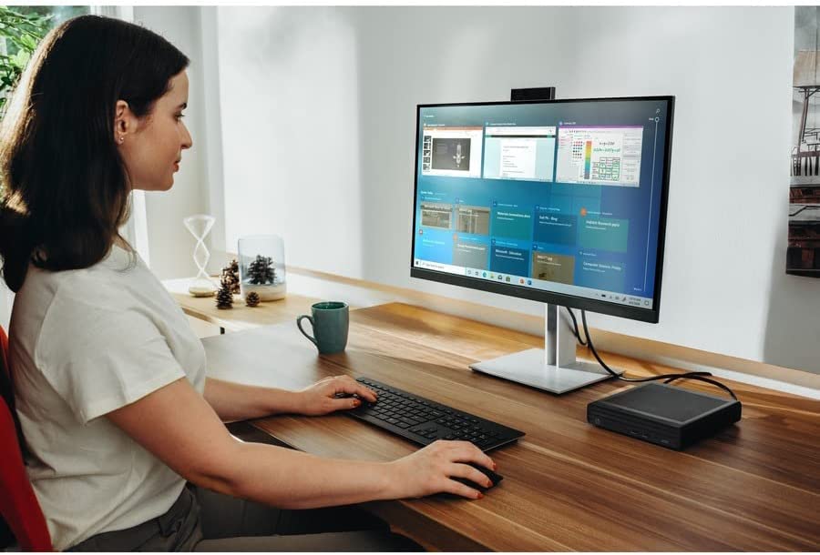 HP EliteDesk 800 G6 Mini Desktop Computer - 10th Gen Intel Core i5-10500T 6-Core up to 3.8 GHz Processor, 8GB DDR4 RAM, 1TB NVMe SSD, Intel UHD Graphics 630, Wi-Fi 6 + Bluetooth 5.1, Windows 11 Pro