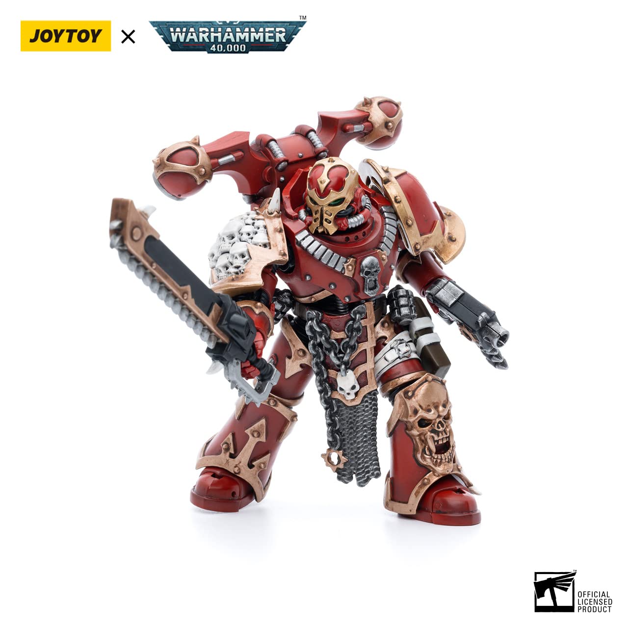 JOYTOY 1/18 Action Figures Warhammer 40k Mecha Model Chaos Space Marines Set-of-3