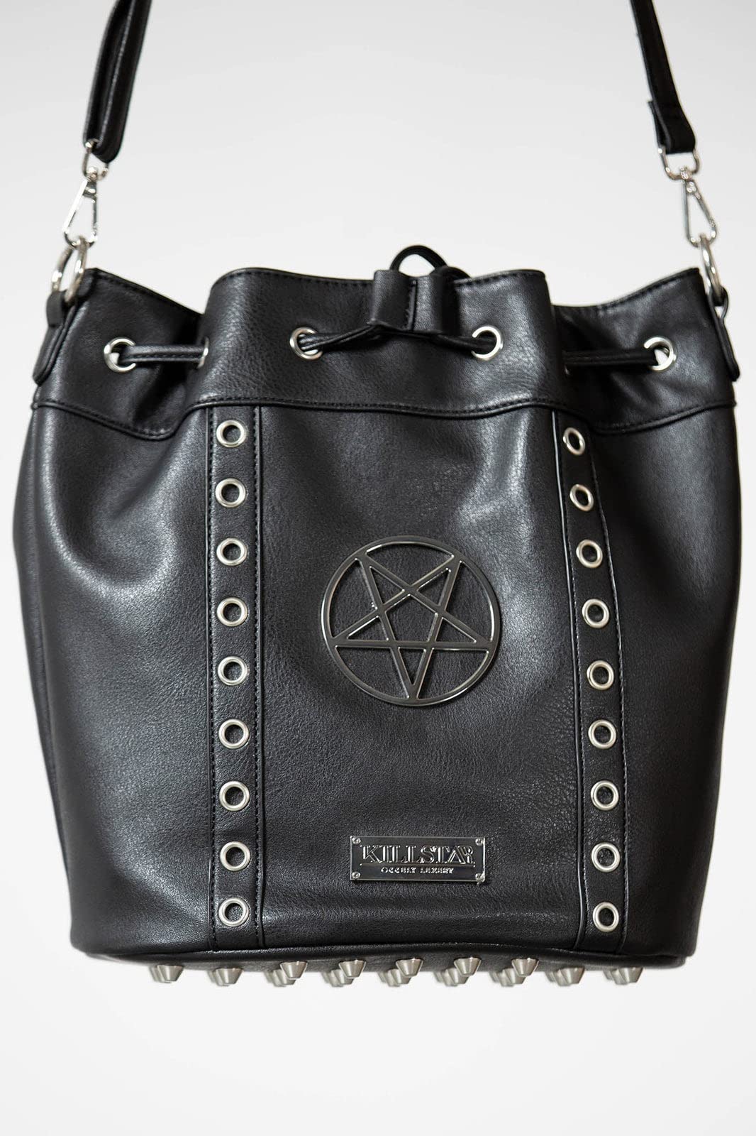 Killstar Sweet Terror Pentagram Studded Bucket Bag Crossbody Purse