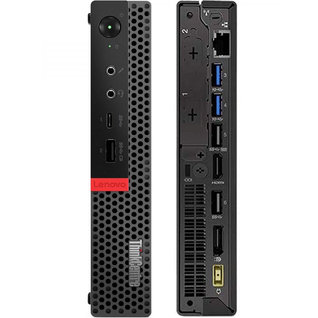 Lenovo ThinkCentre M920q Tiny Desktop Windows 11, Intel Hexa-core i7-8700T,32GB RAM, New 1TB M.2 SSD+New 1TB SSD, AX210 WiFi & Bluetooth,HDMI, Wireless Keyboard Mouse (Renewed)