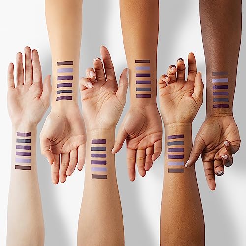 LUXAZA 6 PCS Neutral and Brown Metallic Eyeshadow Stick Pencil Crayon,Champagne Shimmer Cream Eye Brightener Stick Highlighter Makeup,Pro Waterproof & Long Lasting