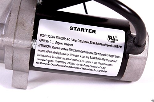 LCT Lauson Genuine 44002 120V Electric Starter Assy for 414cc Snow Engines
