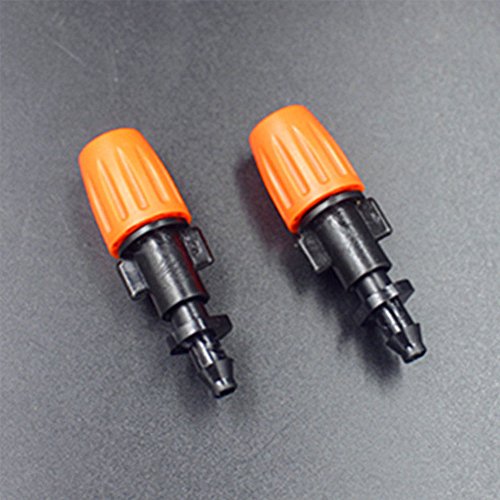 MOIAK 50 Pcs Garden Irrigation Micro Flow Dripper,Sprinklers Emitter System Adjustable Micro Drip Head for Watering System(50Pcs) (15554869582755)