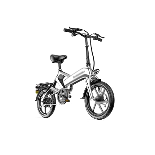 KOWMddzxc Electric Bycle 16 Inch Folding Electric Bicycle Motor Battery Commuter Folding Electric Bike