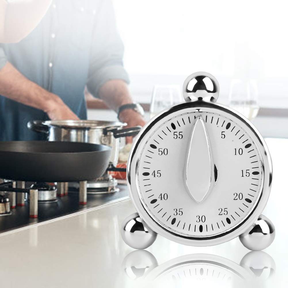 Kitchen Mechanical Timer, 60minutes Cooking Reminders Alarm Clock Countdown Timer for Home Apartment Office