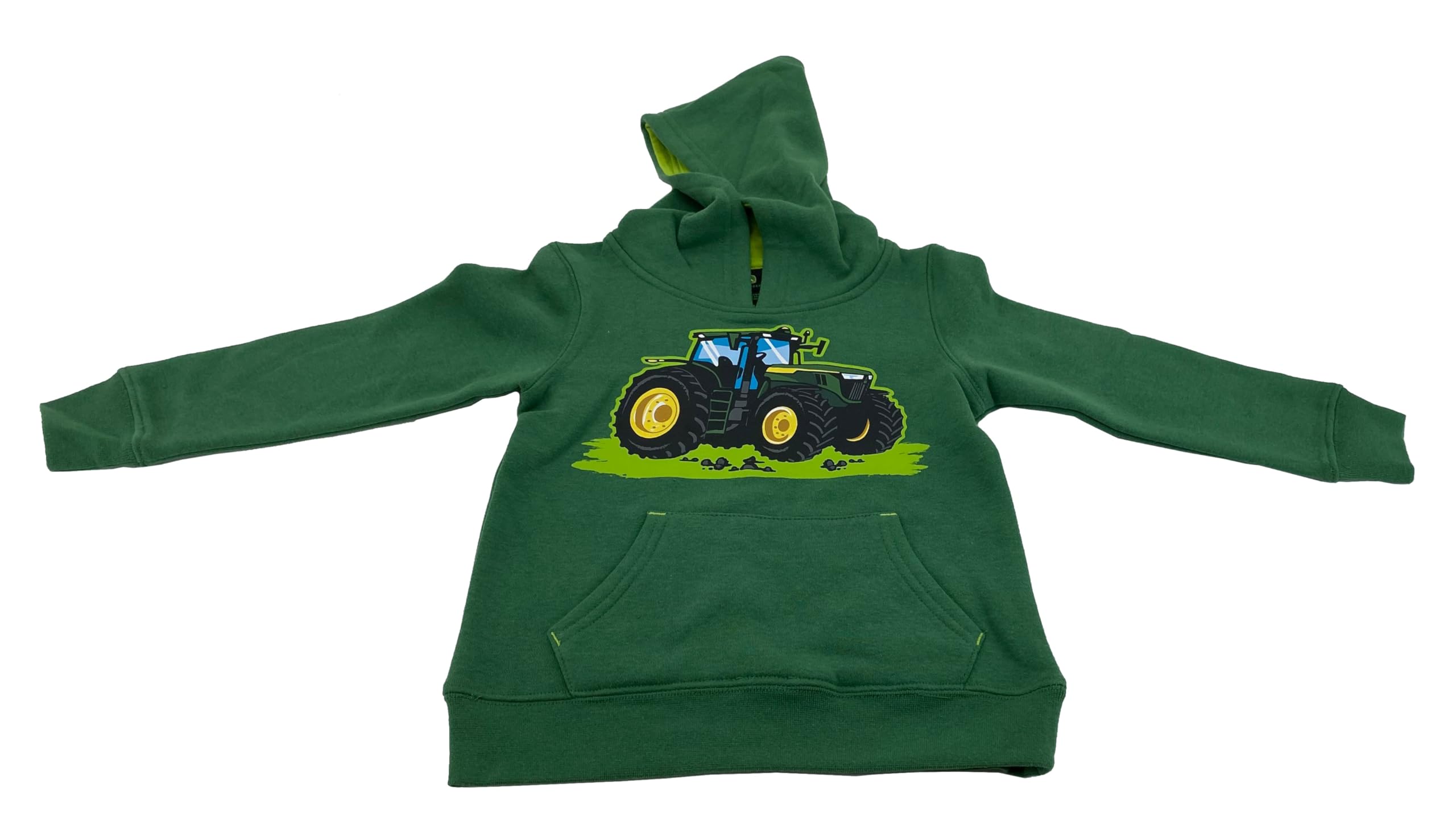 John Deere Green Tractor Hoodie Sweatshirt Sizes 2T 3T 4T (as1, age, 4_years, 4T)