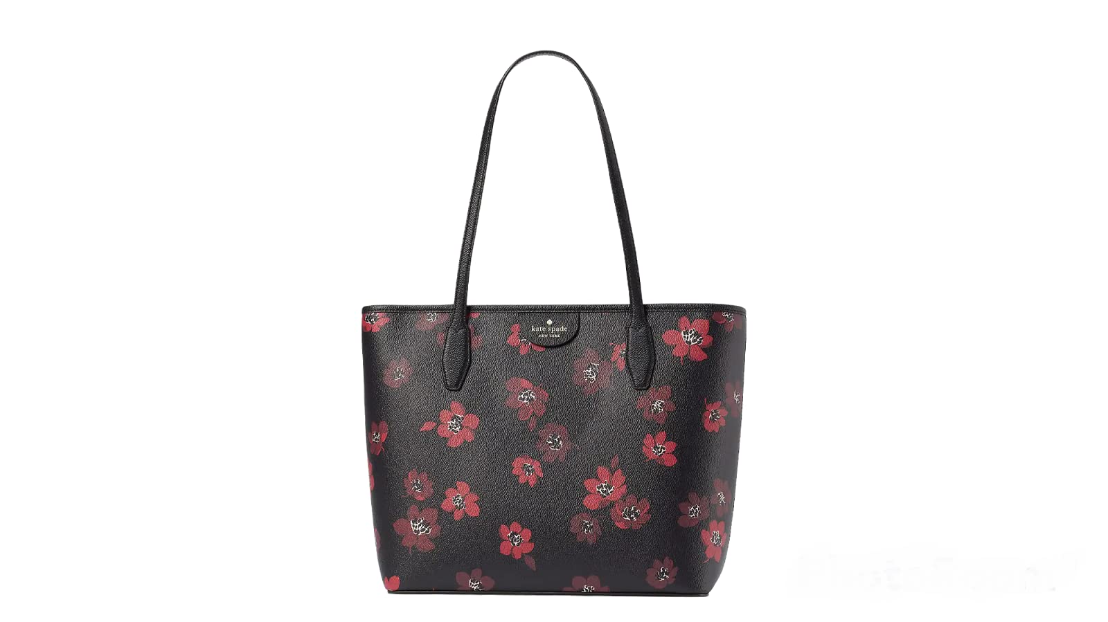 kate spade new york Large Lori Tote Top Zip Handbag (Black Multi Floral)