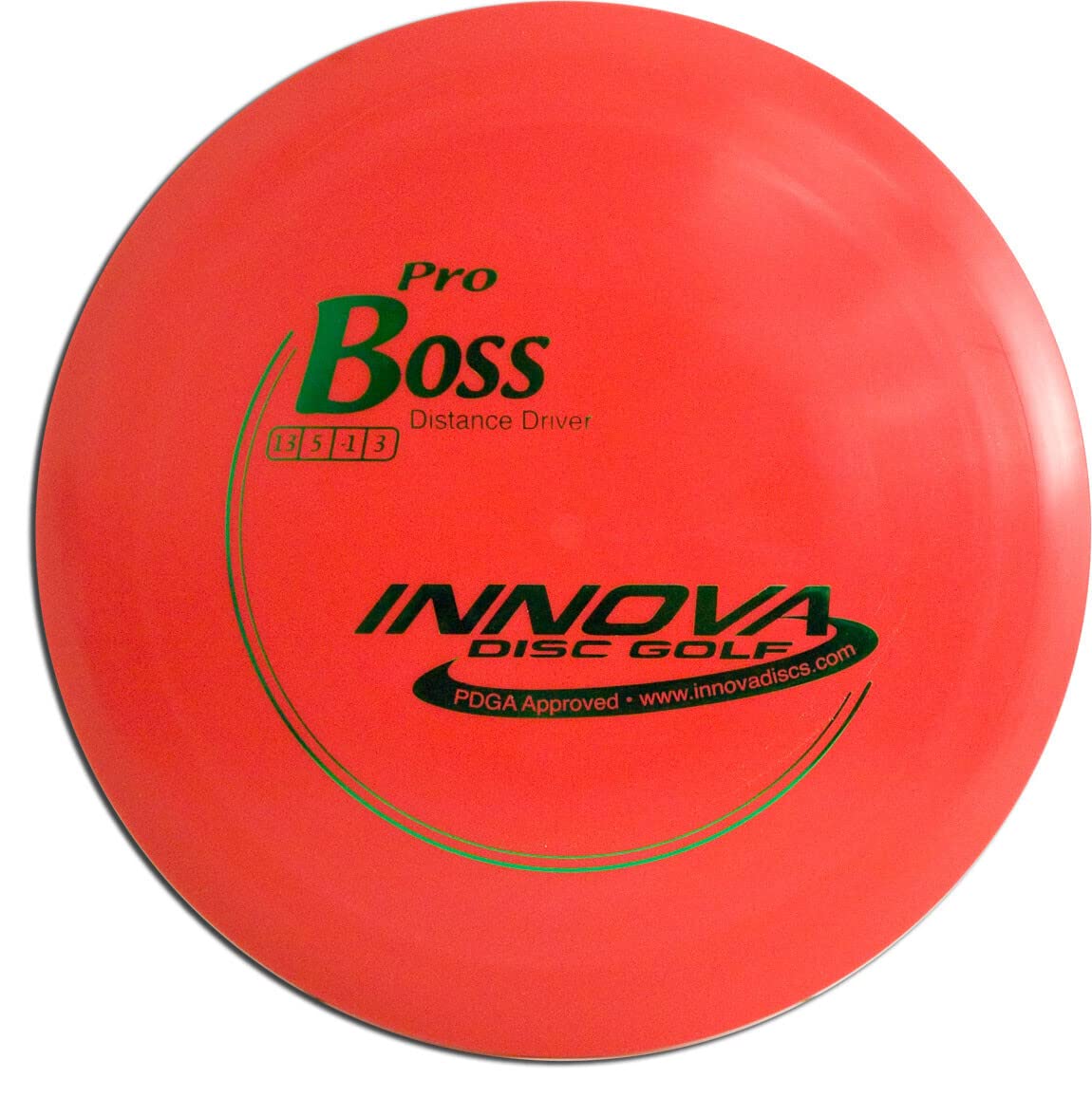 Innova Boss (Pro) Distance Driver Golf Disc, Pick Weight/Color [Stamp & Exact Color May Vary] Pink (Light) 173-175 Grams