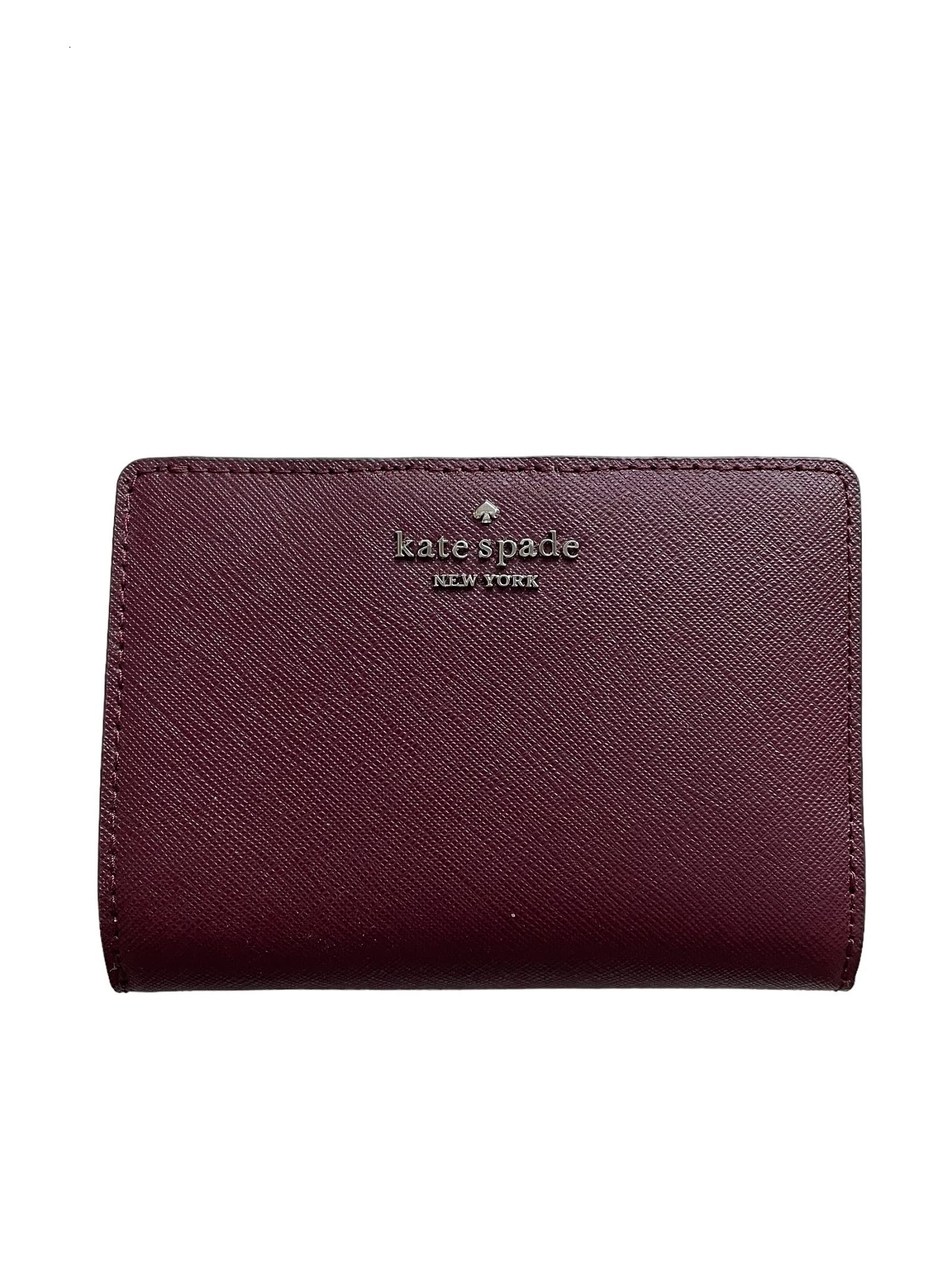 Kate Spade New York Medium Compact bifold Wallet (Cherrywood)