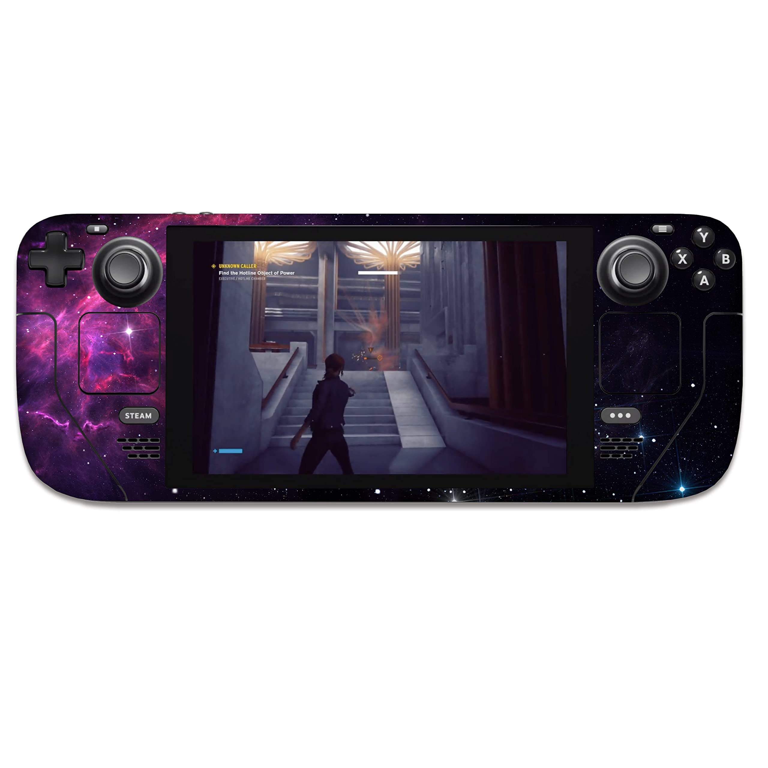 LIANGYING Full Set Protective Skin Decal for Steam Deck, Custom Stickers Vinyl Cover for Steam Deck Handheld Gaming PC