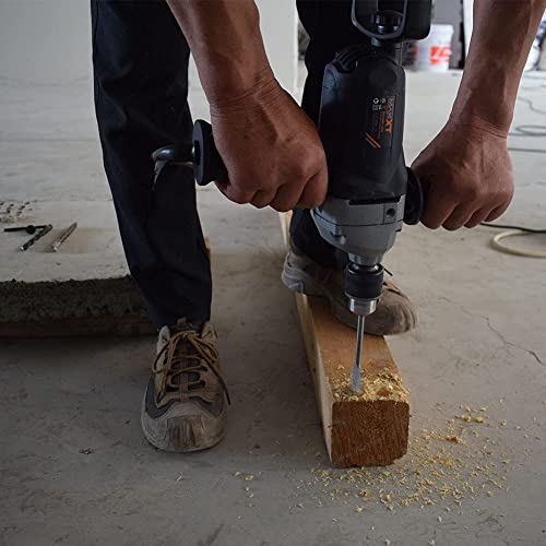 MAXXT Drill Mixer Set with Spade Handle 1/2 inch Electric Corded Mixing Drill Machine 9A Motor Concrete Mud Mixer