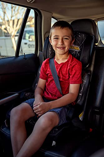 KidsEmbrace Marvel Spider-Man High Back Booster Car Seat, Spider-Man Grey Web