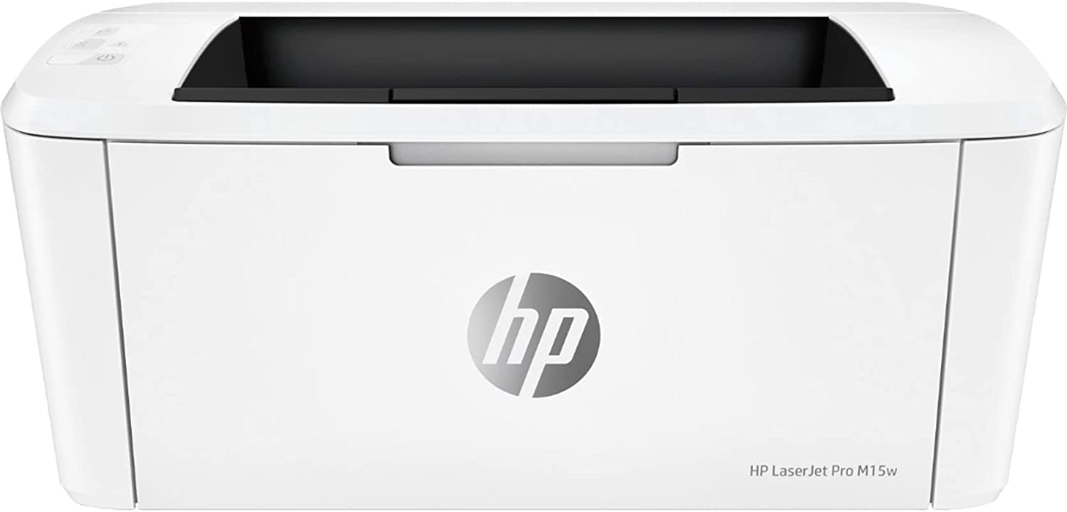 HP Laserjet Pro M15w C Single-Function Wireless Monochrome Laser Printer for Business Office - Print Only - 19 ppm, 600 x 600 dpi, 8.5" x 11" Letter, 150-sheet Capacity, Compatible with Alexa