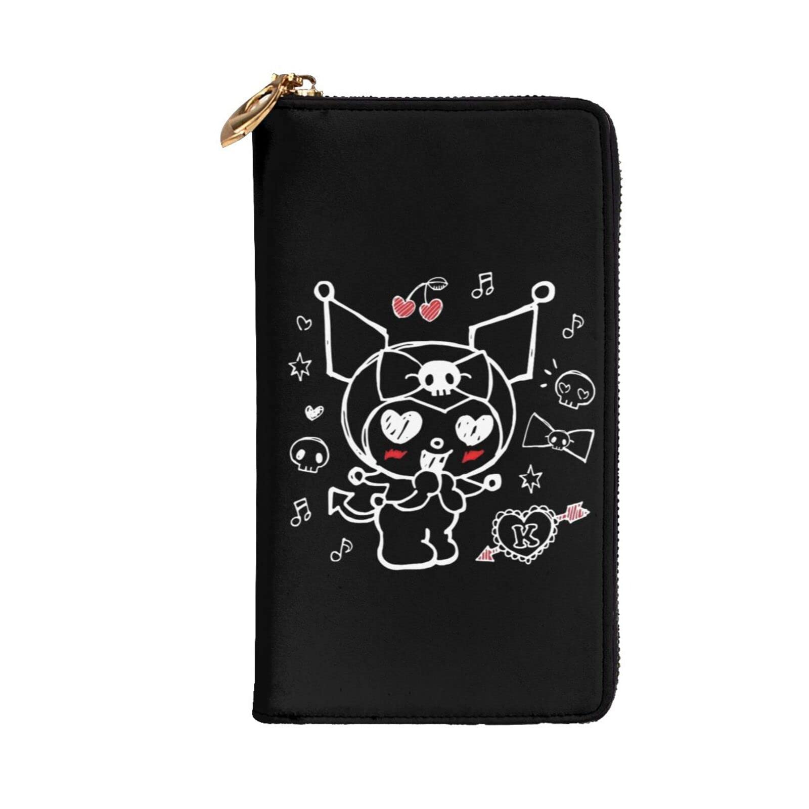 JunnLend Men'S Credit Card Wallet Long Wallet Leather Zipper Wallet, Women'S Multifunctional Wallet One Size