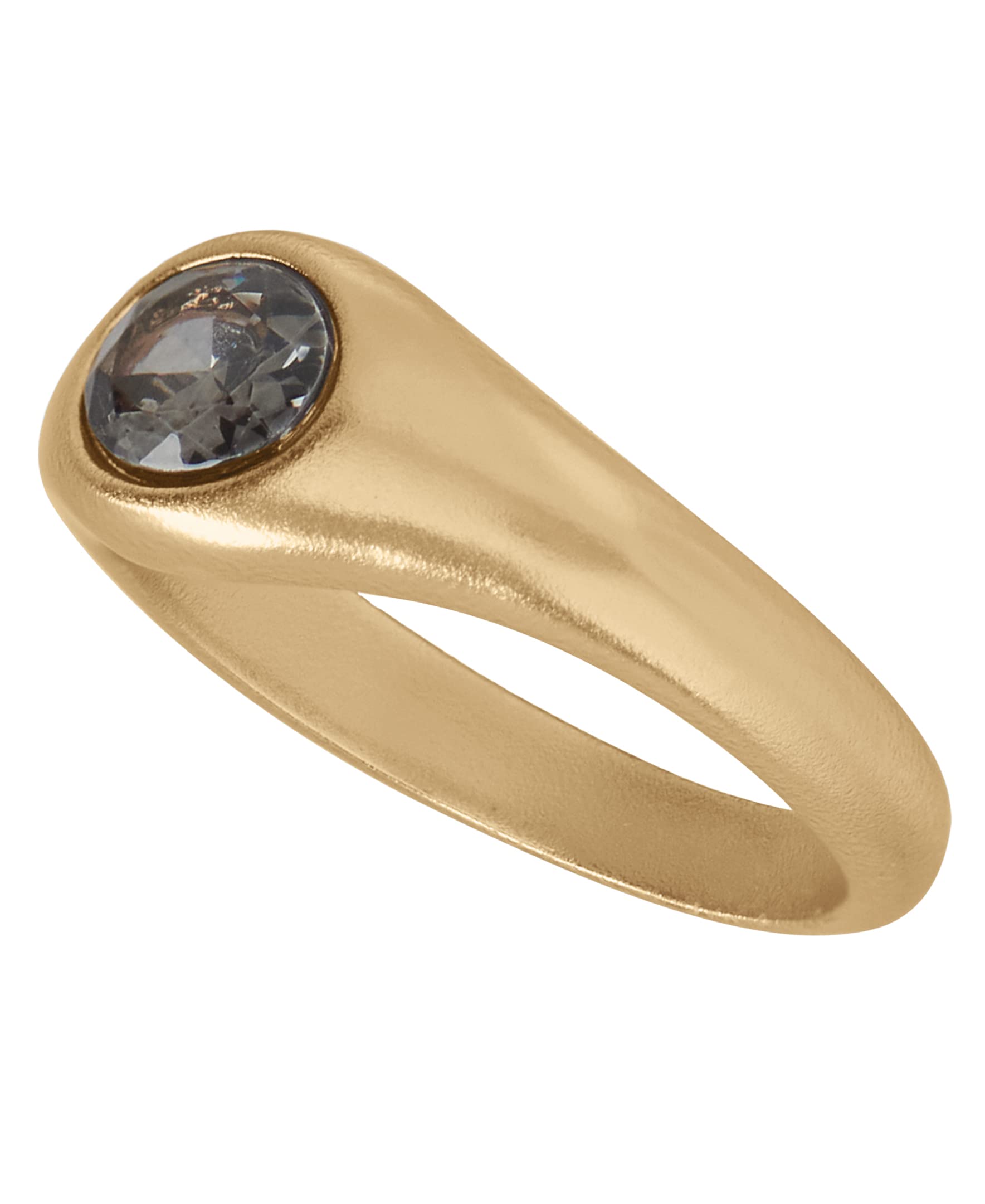 Lucky Brand Multi Set Stone Ring Stack,Gold,Size 7