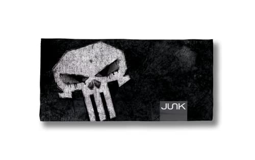 JUNK Brands Punisher: Oversized Logo Big Bang Lite Headband, Black