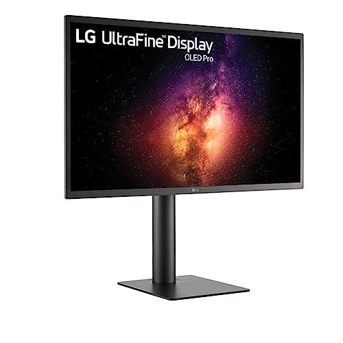 LG Ultrafine™ OLED Monitor (27EQ850) – 27 inch 4K UHD (3840 x 2160) OLED Pro Display with Adobe RGB 99%, DCI-P3 99%, 1M:1 Contrast Ratio, Hardware Calibration, Multi-Interface, USB Type-C™ (PD 90W)