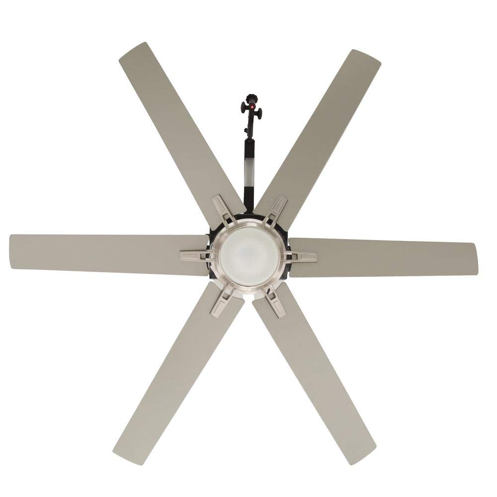Home Decorators Collection Kensgrove 54 in. Integrated LED Indoor Brushed Nickel Ceiling Fan with Light Kit and Remote Control