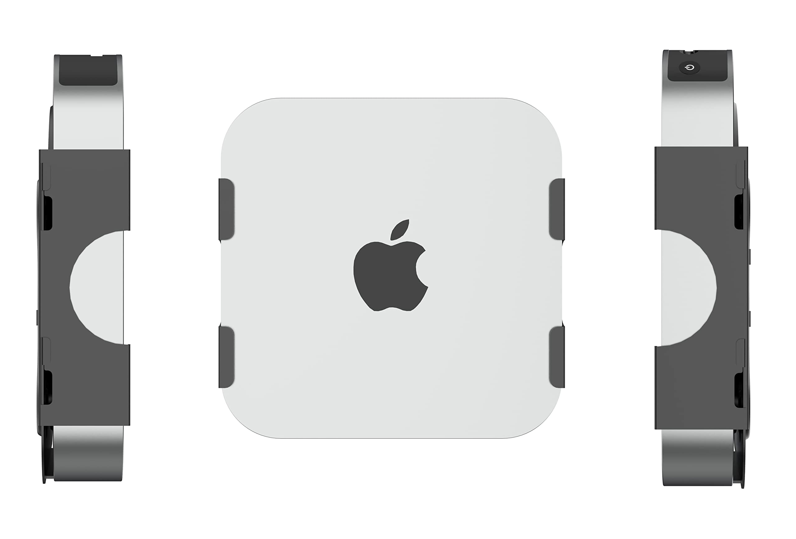 Mac Mini Mount Solid Steel Mount Fits on Wall/Behind Monitor/Under Desk VESA Monitor Mount for Mac Mini Compatible All Mac Mini's & New Mac Mini M1