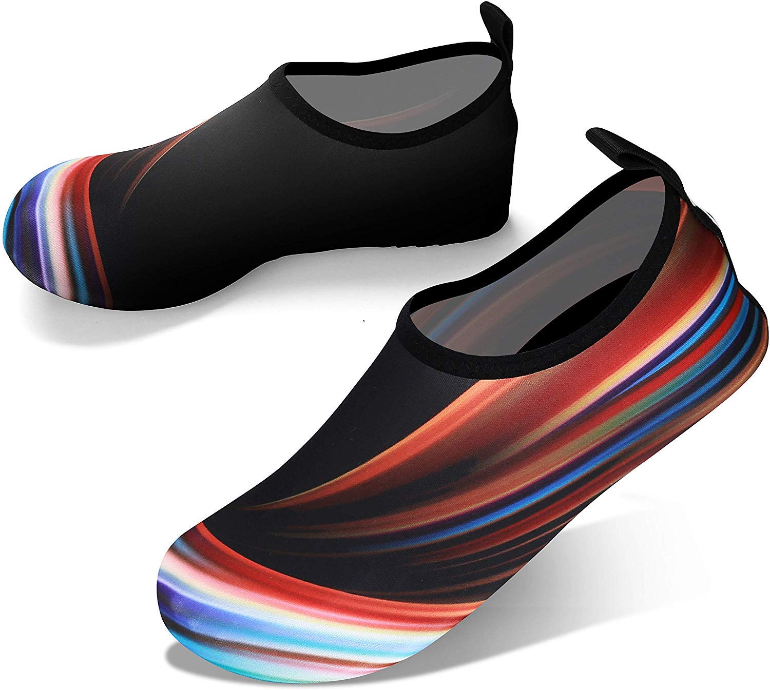 JOTO Water Shoes for Women Men Kids, Barefoot Quick-Dry Aqua Water Socks Slip-on Swim Beach Shoes for Cruise Ship Snorkeling Surfing Kayaking Beach Walking Yoga