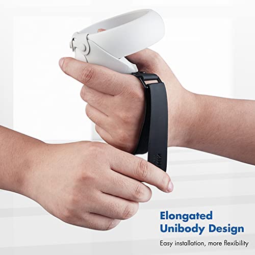KIWI design Silicone Grip Cover and Lens Protector Accessories, Compatible with Quest 2
