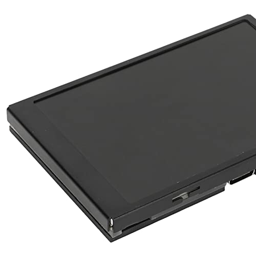 PC Temperature Display, Mini Screen IPS Full View Display 320x480 Plug and Play Computer Temp Monitor for Office(Black)