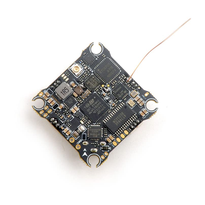 HAPPYMODEL X12 AIO 5in1 1-2S Flight Controller with Built-in 12A ESC OPENVTX Betaflight OSD for FPV Tinywhoop Toothpick Drone (SPI ELRS)