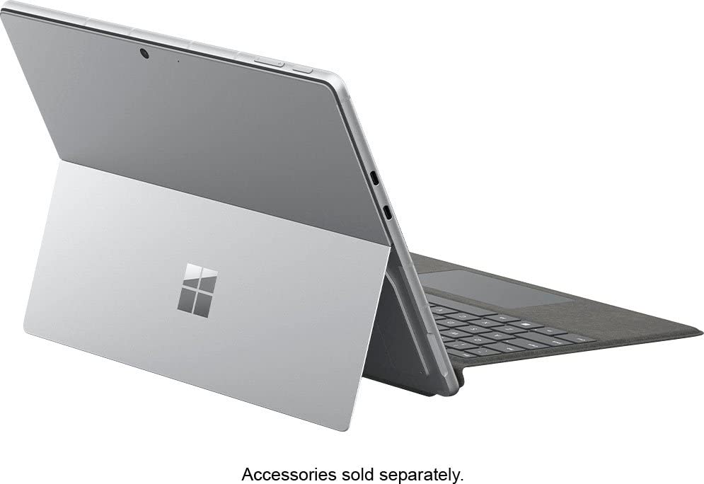 Microsoft Surface Pro 9, 13'' Touchscreen 2-in-1 Tablet, 12th Gen Intel Core i5-1235U, Iris Xe Graphics, 8GB DDR5 RAM, 512GB SSD, Windows 11h, Platinum, Device Only, with MTC Stylus Pen, Plantinum