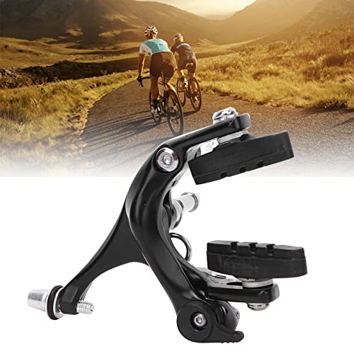 Kadimendium Bike C Caliper Brake Accessory Road Bicycle Fixed Gear Equipment Robust Exquisite Workmanship for Home Entertainment for School Sports(Black-Front Clip)