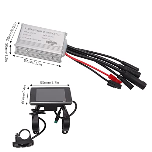 Kadimendium Bike Motor Controller, Light Weight Sensitive Protective Electric Controller Kit for 250W Motor