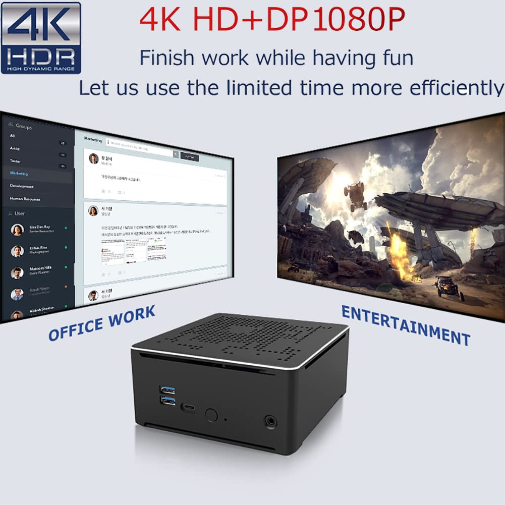 Kinhank Super Console X PC Box Retro Video Game Console, Built-in 120000+ Games, Win 10 & Batocera 33 in 1, 4K Dual Screen Output, 2.4+5G,1000M LAN, BT 4.1