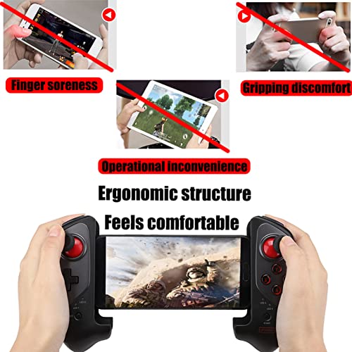 Joystick, Wireless Connection Telescopic Telescopic Gamepad Bluetooth 4.0 Smart TV for Entertainment for Ios11.0 Or Higher System
