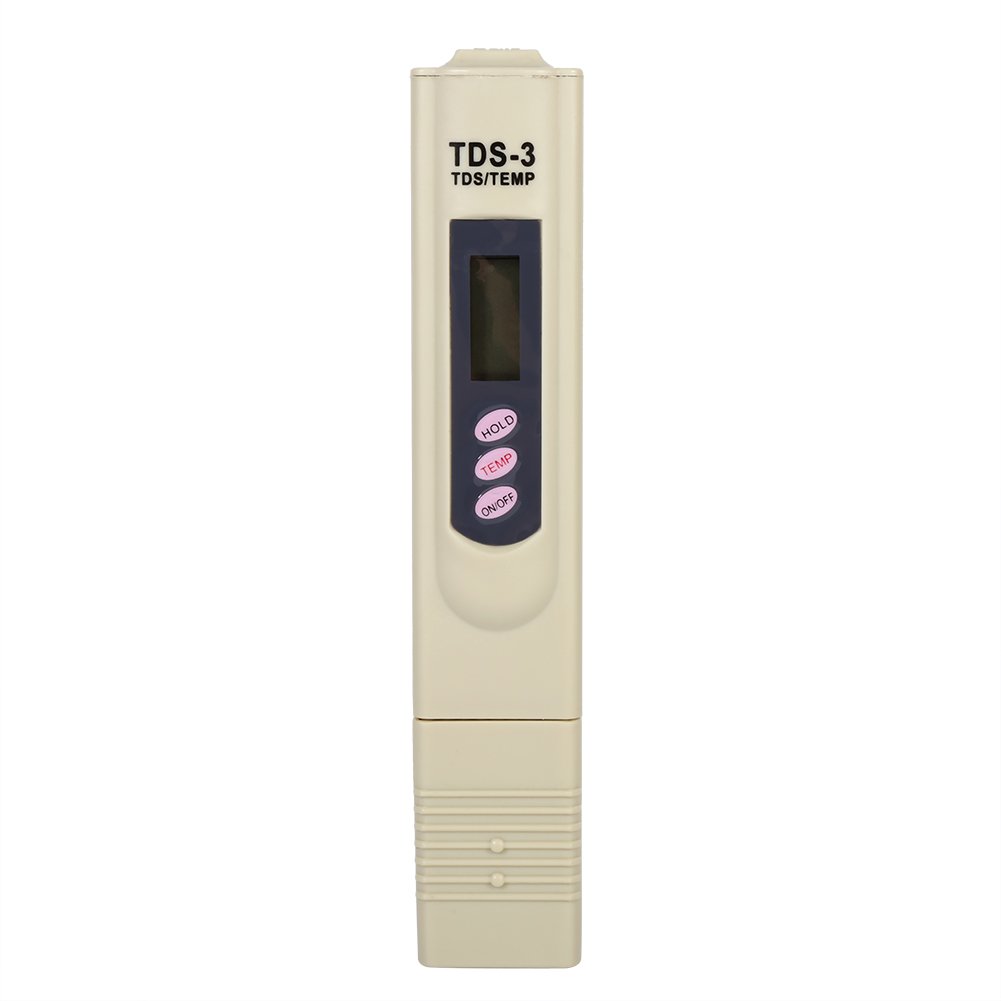 MIGONG Ph Tester Digital, Digital LCD Soil Ph Meter Water Quality Testing Pen Tds Meter Tester 0‑9999 Ppm Temp Portable for Water Laboratories CDC The Aquaculture Industry (Grey)