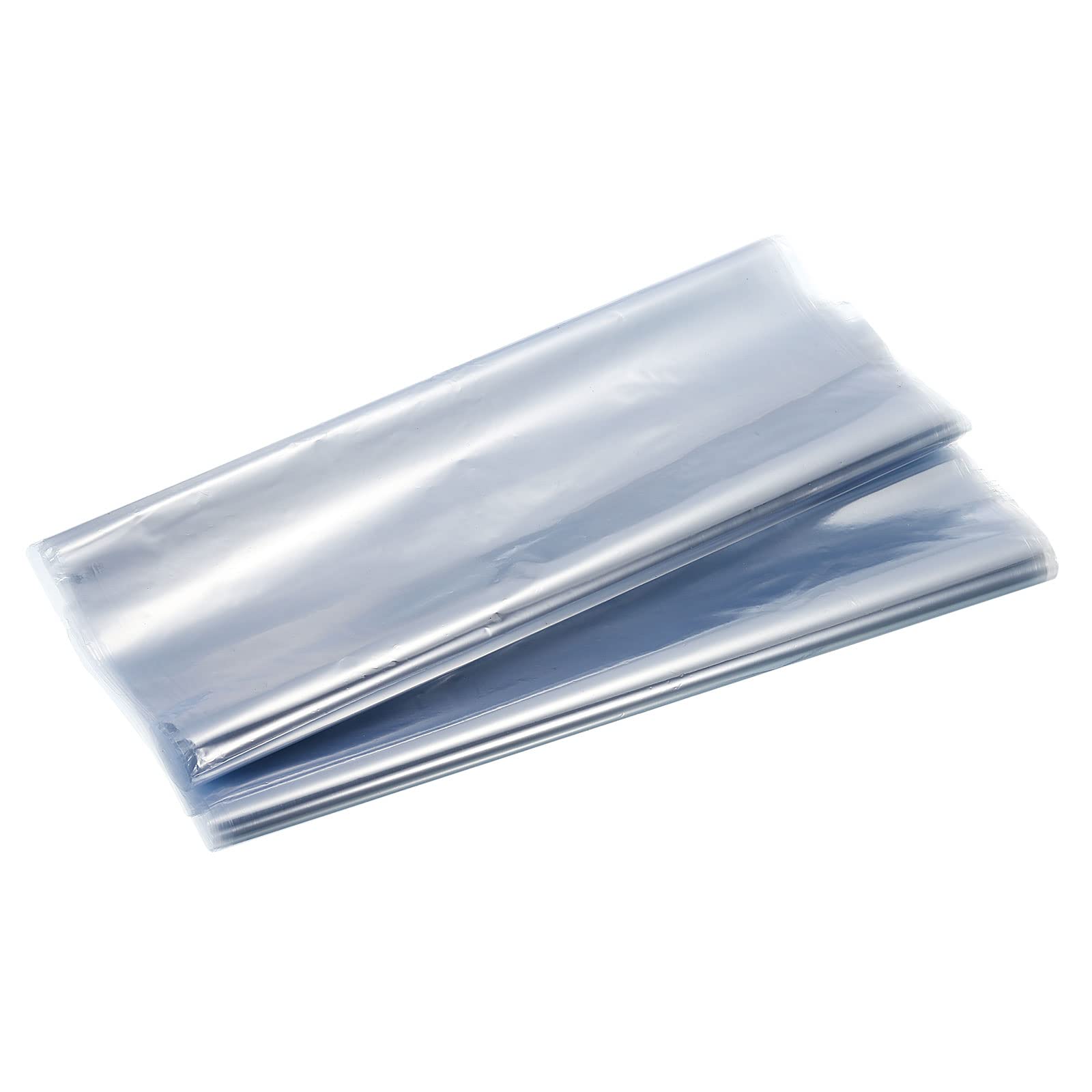 MECCANIXITY Heat Shrink Wrap Bags PVC Blue 23 x 16 Inches for Packaging Shoes, Candles, Gifts, DIY Projects 10 Pcs