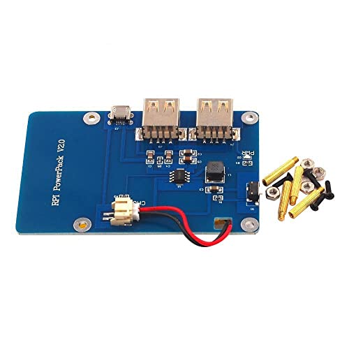 Lithium Battery Pack Expansion Board Power Supply with Switch for Raspberry Pi 3 2 Model B 1 Model B+ Banana Pi