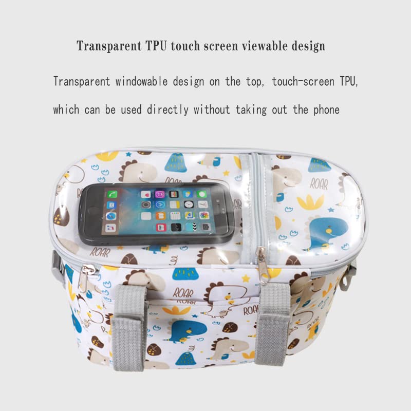 Huaroly Universal Stroller Organizer Bags with Cup Holder,Suitable for Diapers, Toys and Snacks,Stroller Caddy Accessories