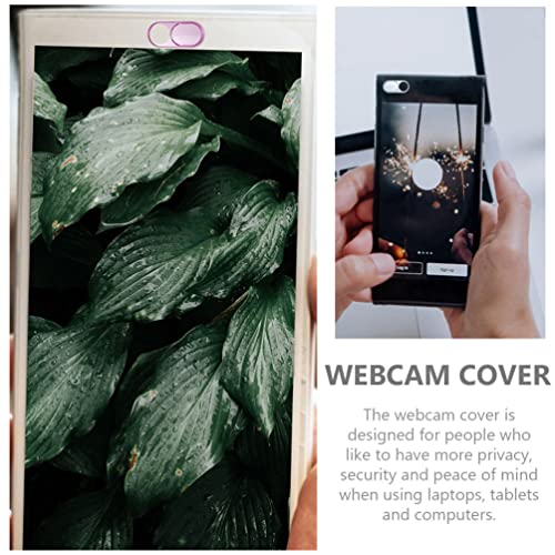 Mikikit 3pcs Camera Cover Mobile Camera Privacy Cover Notebook Camera Slider Web Camera Slide Lens Cover Star Fruit Camera Hider Home Cam Computer Aluminum Alloy Metal Office