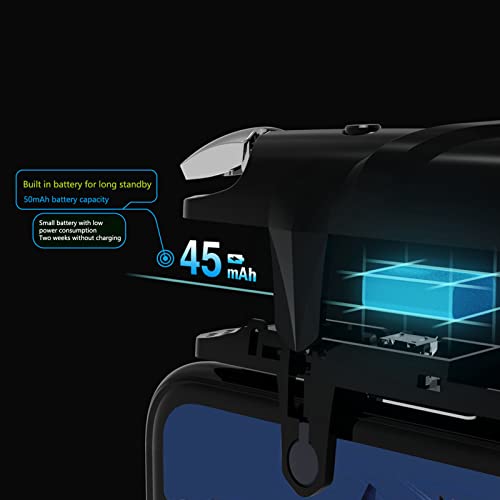 Mobile Controller, Pulse Conduction Technology Pubg Mobile Trigger Pulse Four Speed Mobile Mobile Game High Frequency Electromagnetic for Mobile Phones