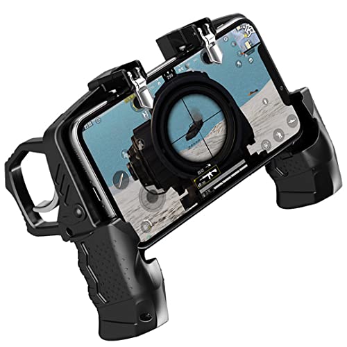 Mobile Game Controllers Gaming Grip, Portable Gamepad Triggers, Sensitive Shoot Aim Joysticks for Android & IOS