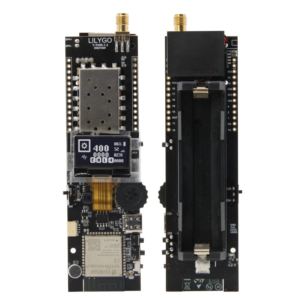 LILYGO T-TWR ESP32-S3 Development Board Walkie-Talkie TTGO Module ESP32-S3-WROOM-1-N16R8 (T-TWR UHF 400~480MHz)