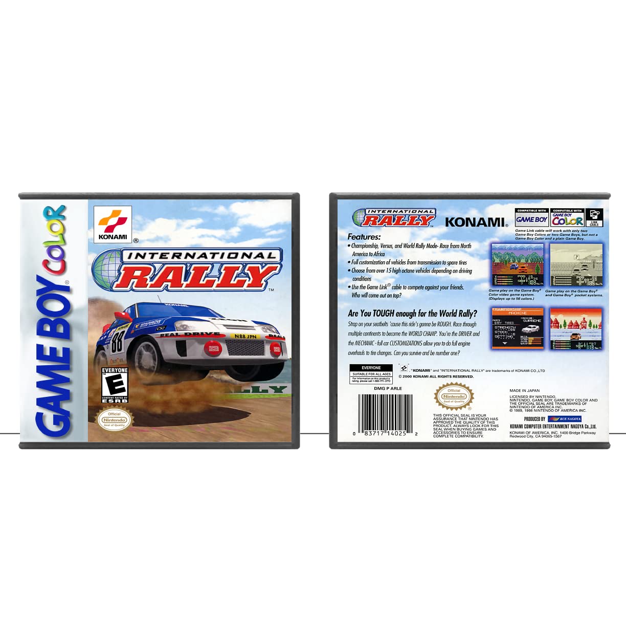 International Rally | (GBC) Game Boy Color - Game Case Only - No Game