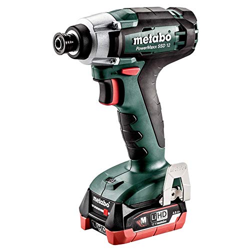 Metabo - 12V Powermaxx 1/4" Hex Compact Impact Driver Kit 2X 2.0Ah (601114520 12 2.0), 12V Line